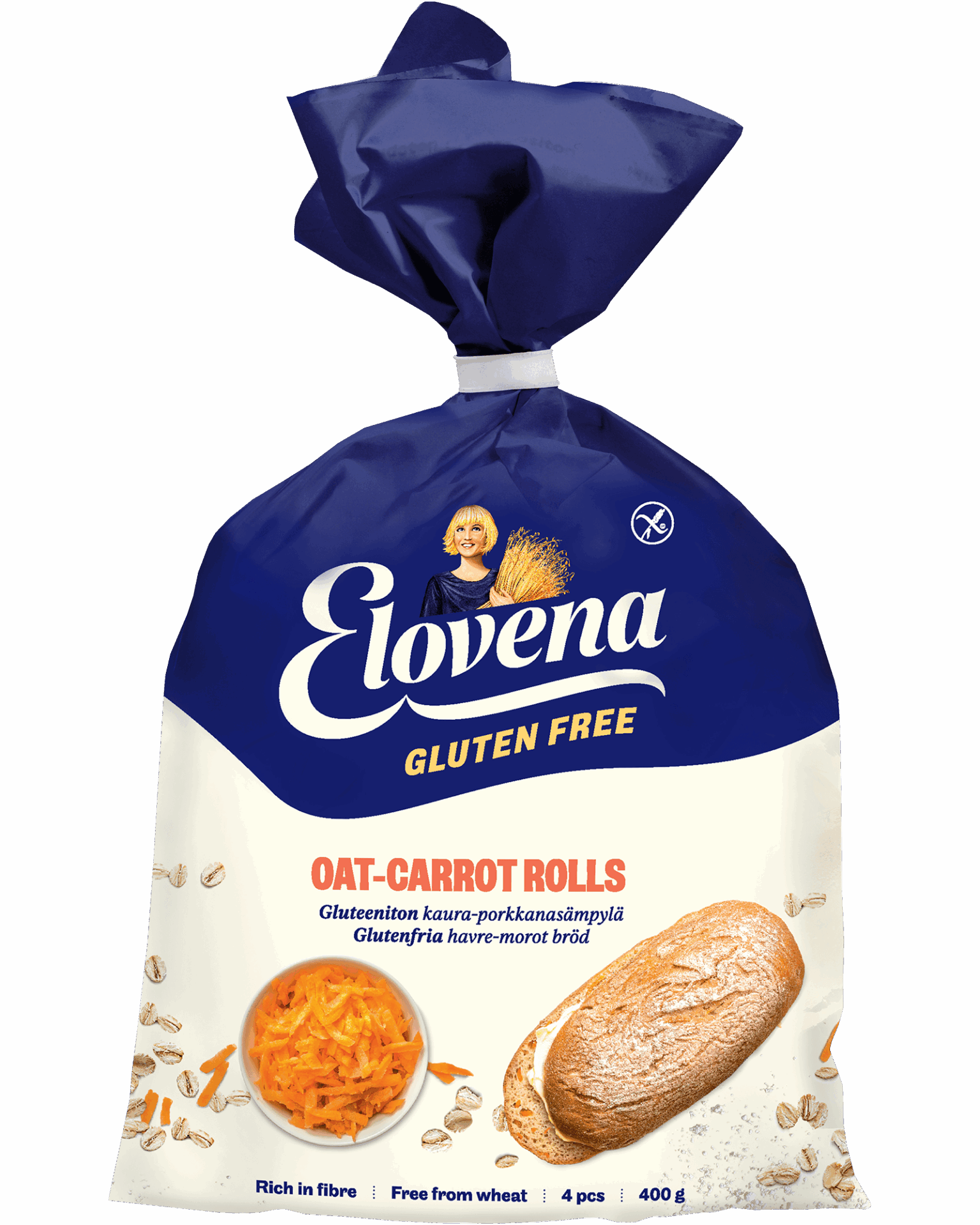 Elovena Glutenfria havre-morot bröd - Elovena.se